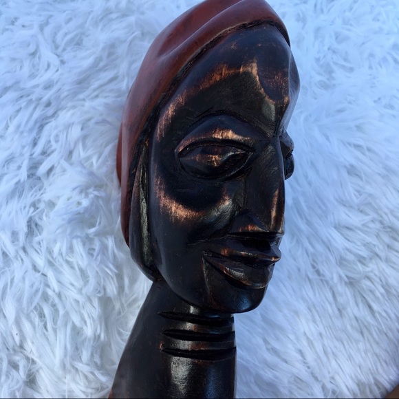 African Statue | Accents | Vintage Sese Wooden Carved African Statue ...
